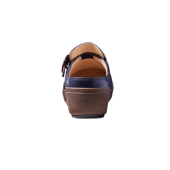 Women's Cascade Clog | Navy Leather – Samuel Hubbard