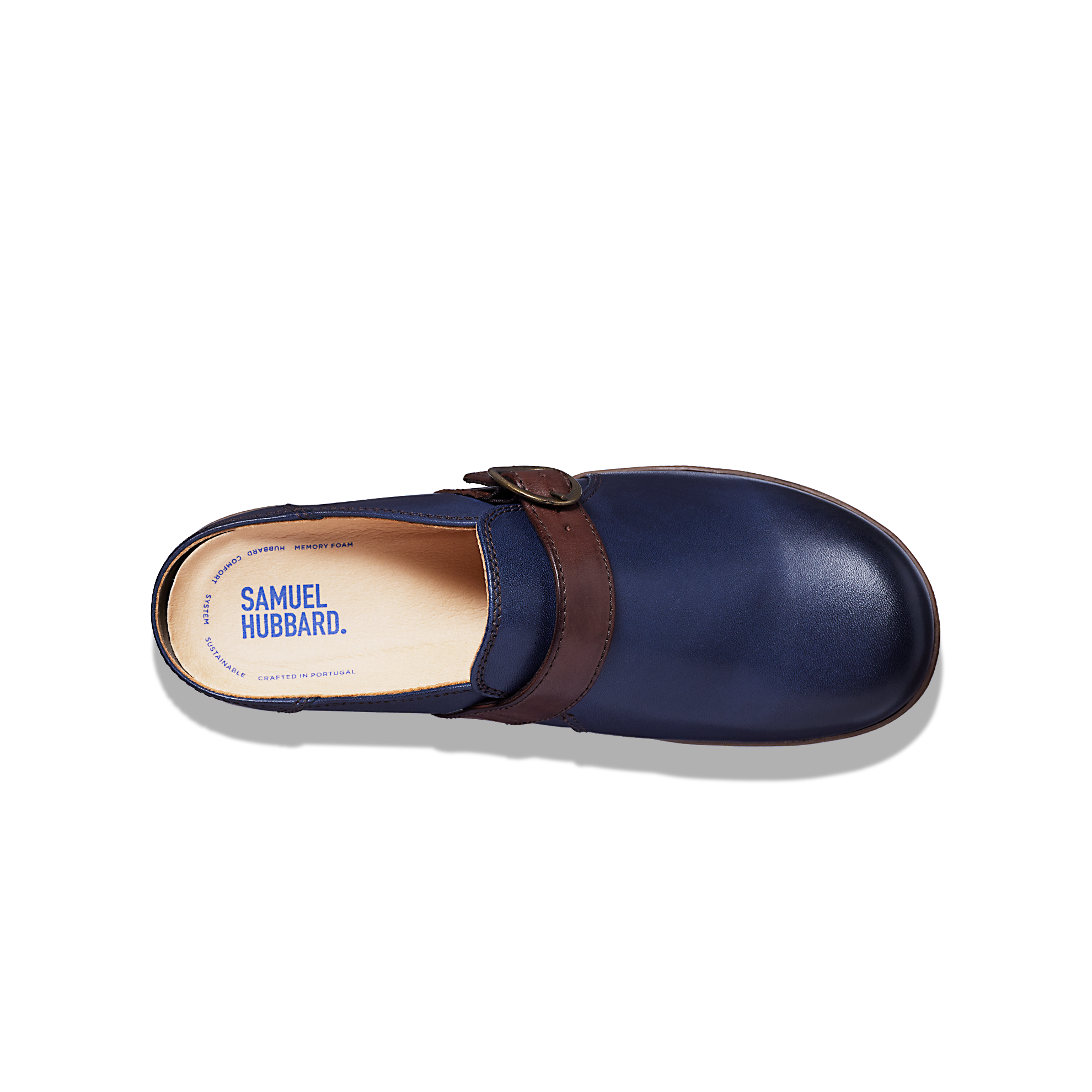 Women's Cascade Clog | Navy Leather – Samuel Hubbard