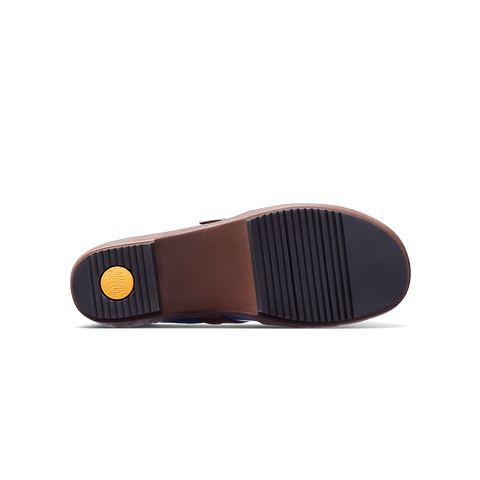 Women's Cascade Clog | Navy Leather – Samuel Hubbard