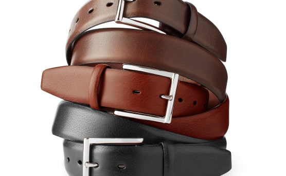 Men's Classic Leather Belt | Cognac Leather – Samuel Hubbard