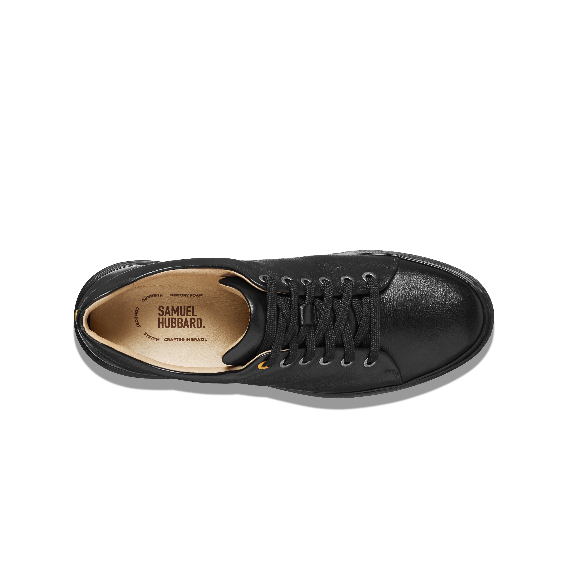 Men's Featherlight Fast Lace-Up | Black on Black Sole – Samuel Hubbard
