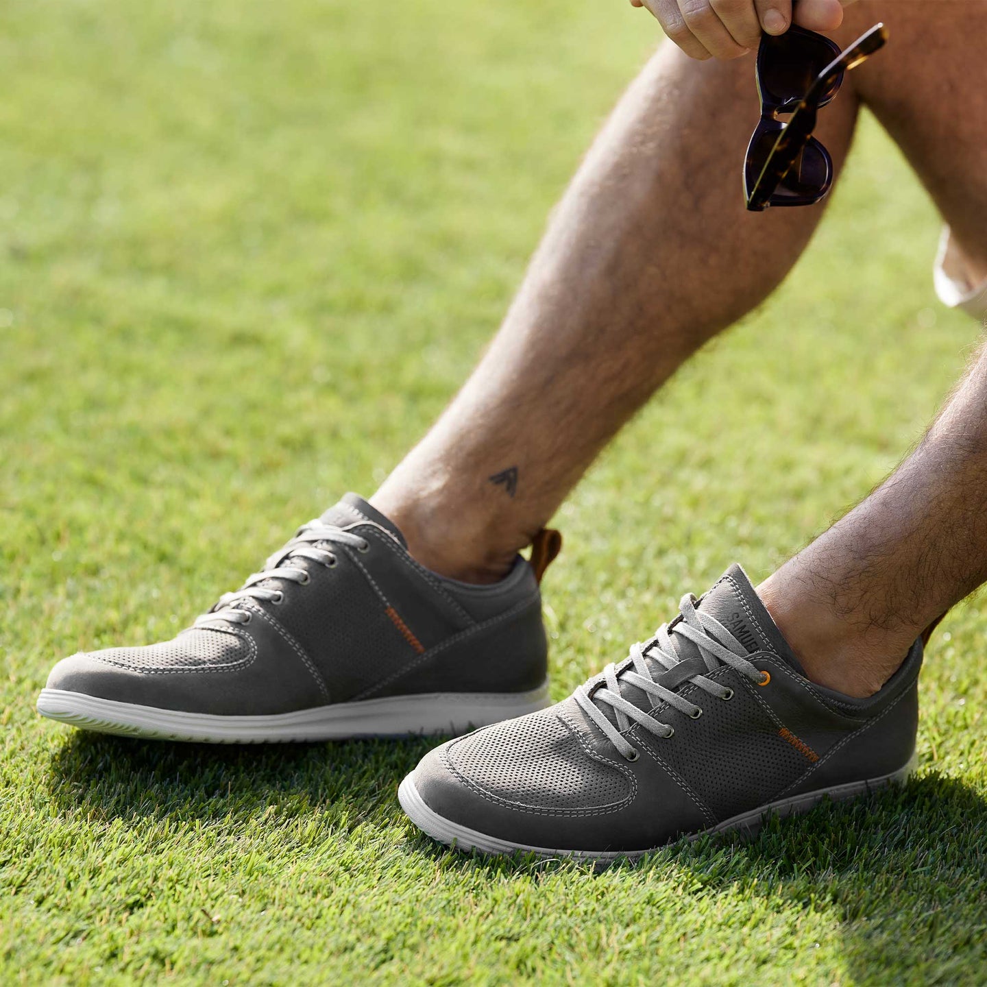 Men's Featherlight Olema Sport | Gray Nubuck – Samuel Hubbard