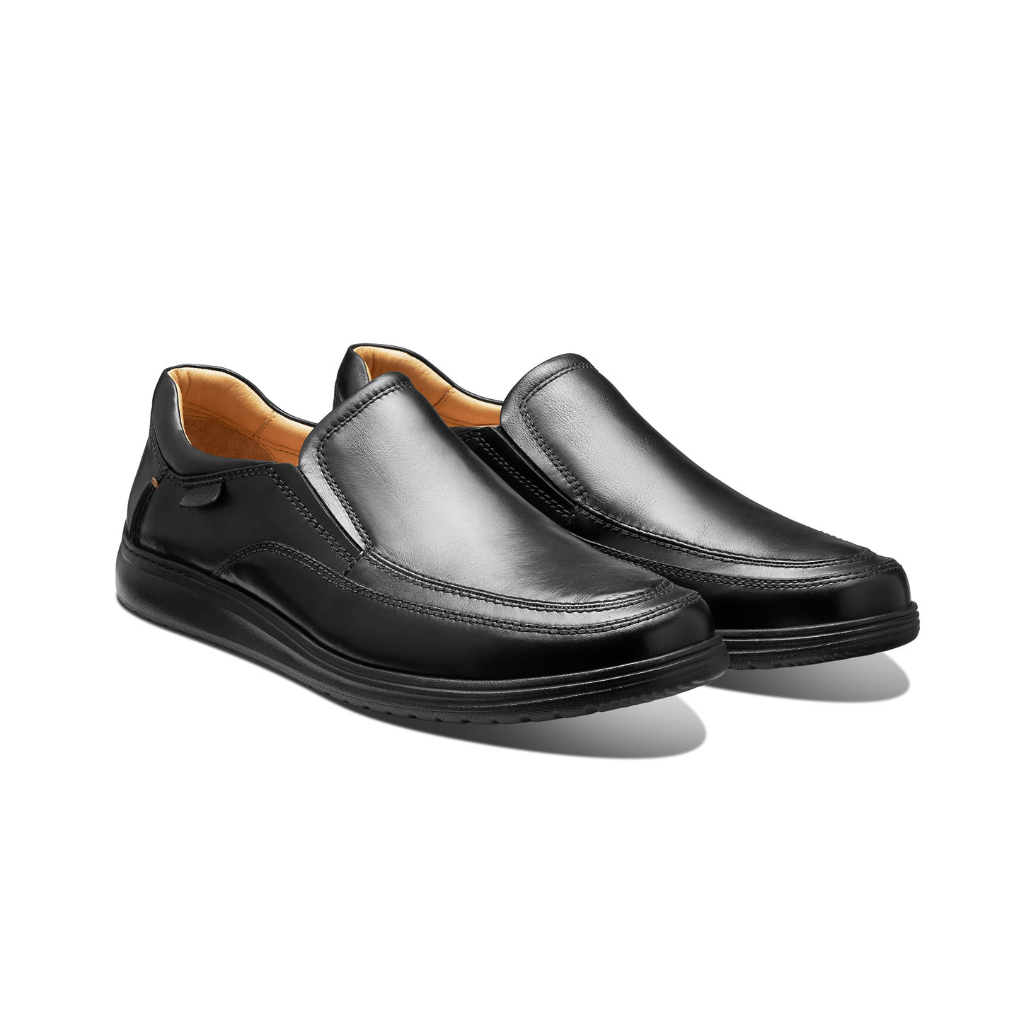 Men's Featherlight Olema Loafer | Black Leather – Samuel Hubbard
