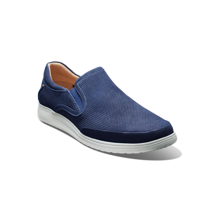 Men's Featherlight Olema Slip-Ons | Navy Nubuck – Samuel Hubbard