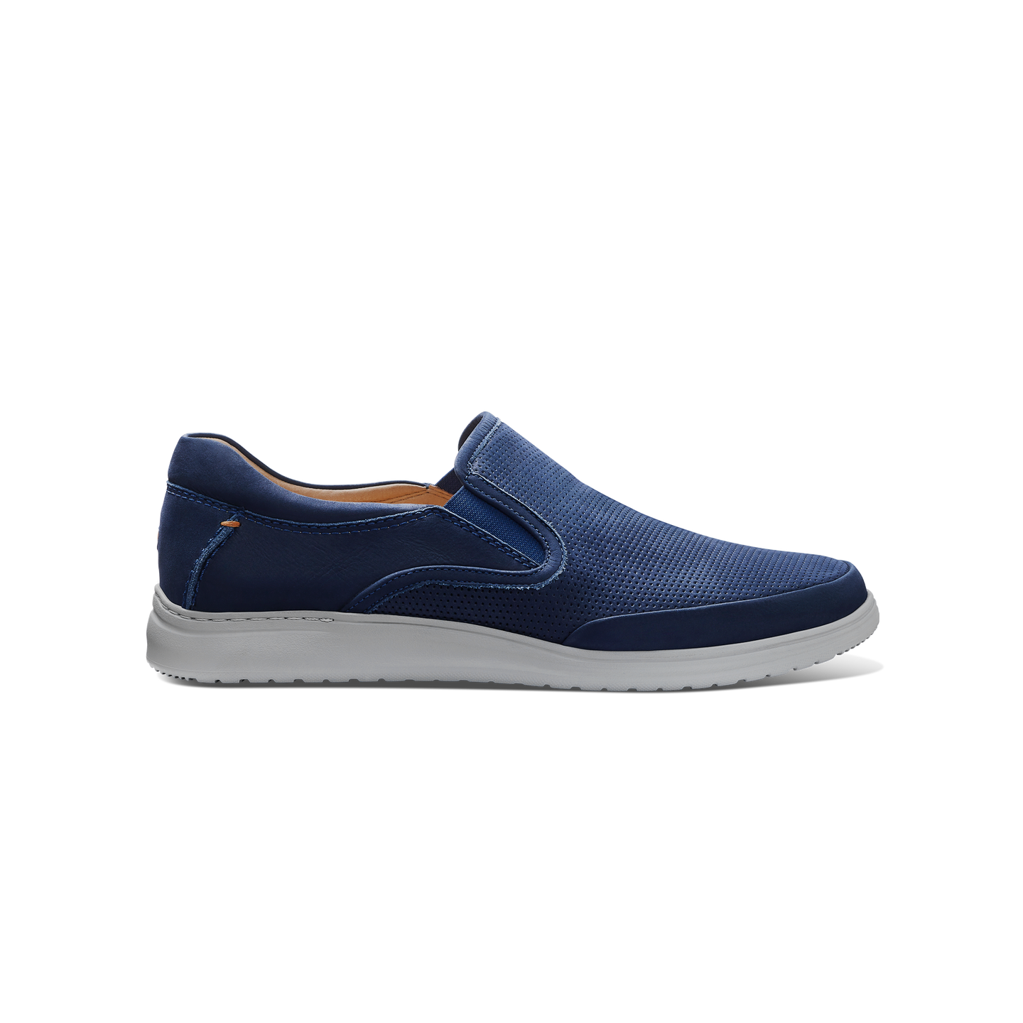 Men's Featherlight Olema Slip-Ons | Navy Nubuck – Samuel Hubbard
