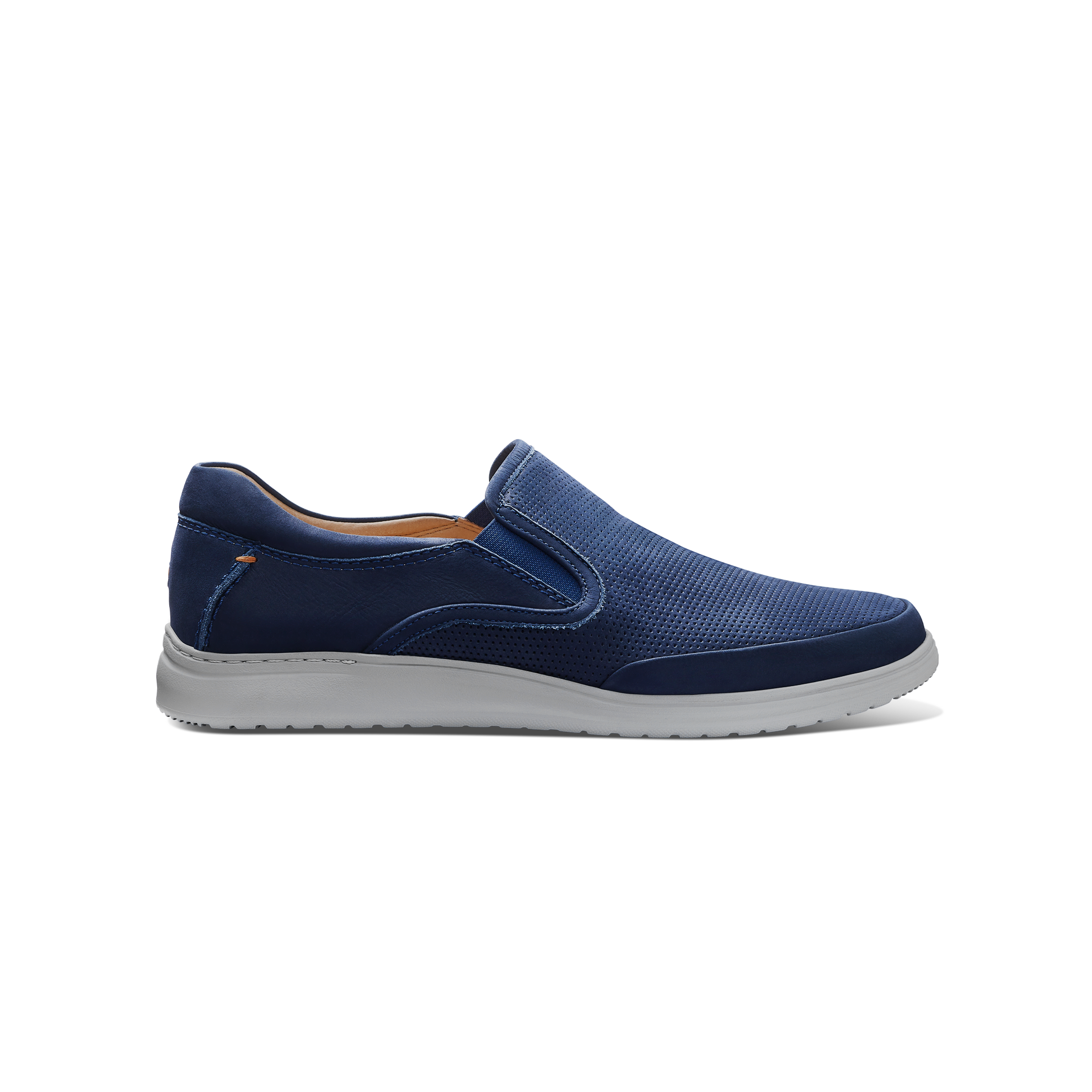 Men's Featherlight Olema Slip-Ons | Navy Nubuck – Samuel Hubbard