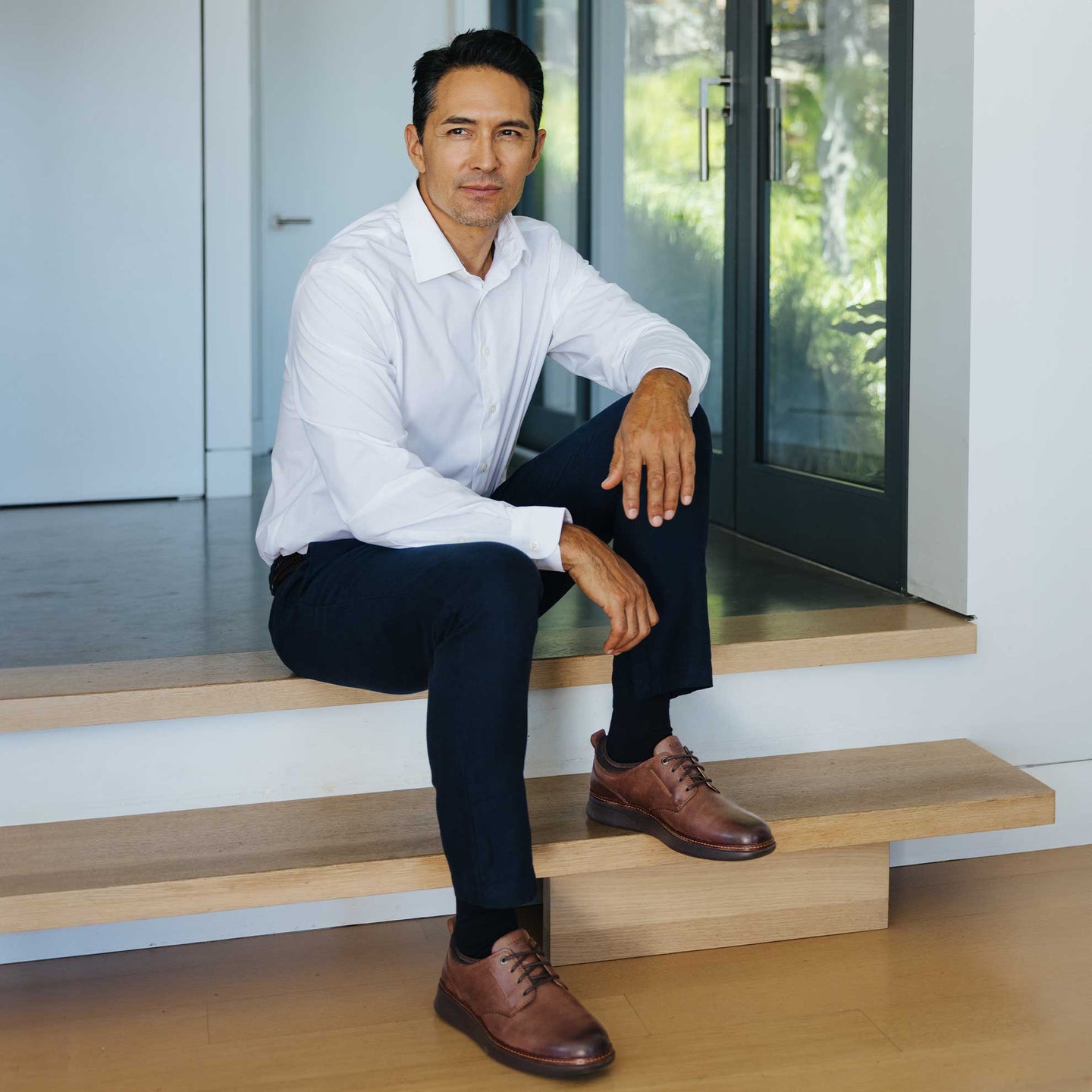 Men's Rafael Hybrid Lace-Up | Chestnut Leather | Samuel Hubbard®