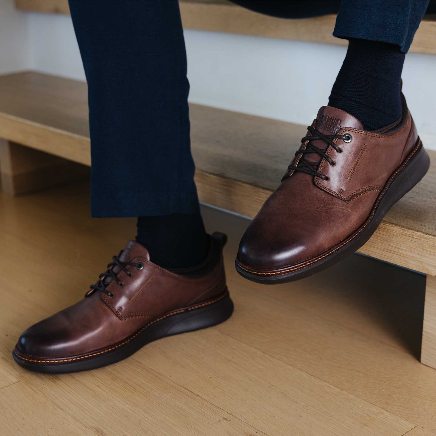 Men's Rafael Hybrid Lace-Up | Chestnut Leather | Samuel Hubbard®