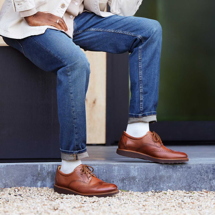 Men's Tipping Point Oxford | Whiskey Tan – Samuel Hubbard