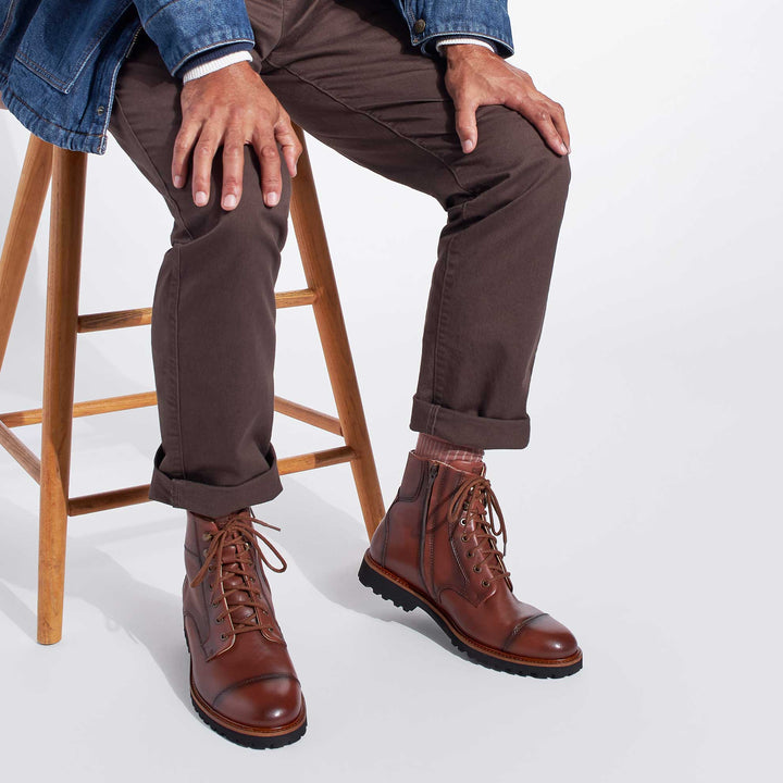 Men's Uptown Maverick Boot | Cognac Leather | Samuel Hubbard®